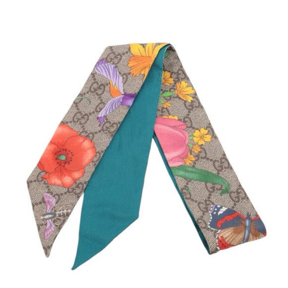 Gucci | Accessories | Gucci Gg Flora Neck Twilly | Poshmark